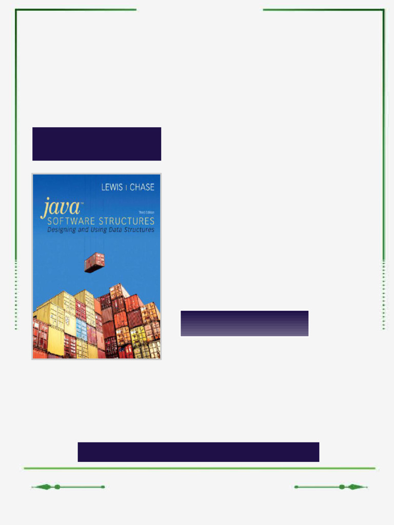 Java Software Structures Designing and Using Data Structures 3rd ...