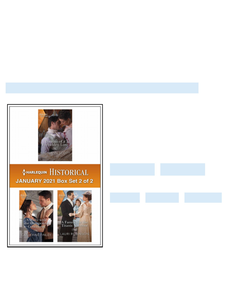 Harlequin Historical January 2021box Set 2 Of 2 Bronwyn Scott Scott ...