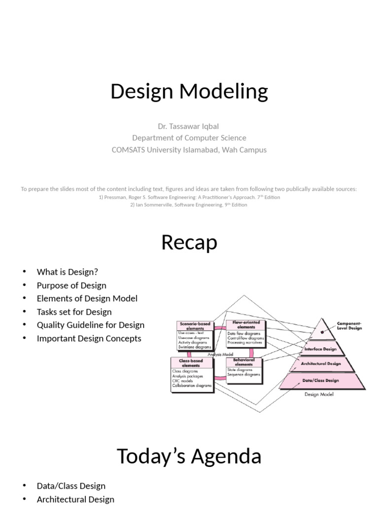 Design Modeling in Software Engineering | PDF | Class (Computer ...