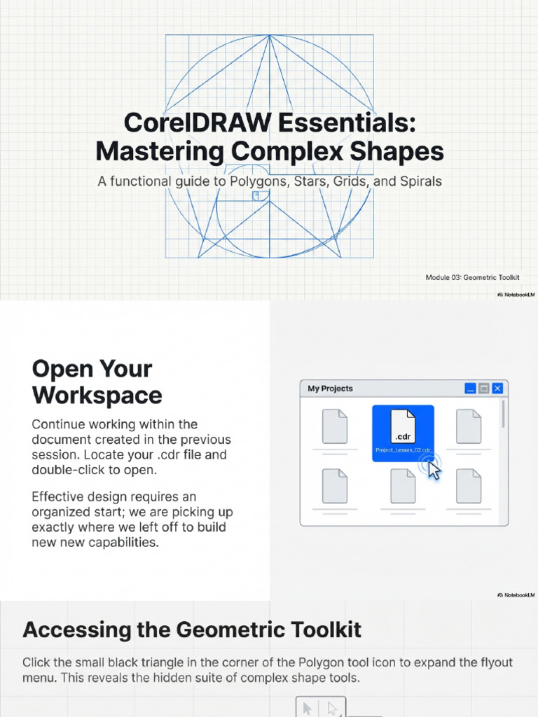 3. CorelDRAW Complex Shape Mastery | PDF