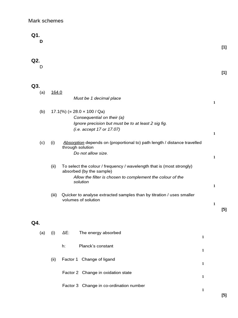 PPB4 Coloured Ions, MS | PDF | Light | Absorbance
