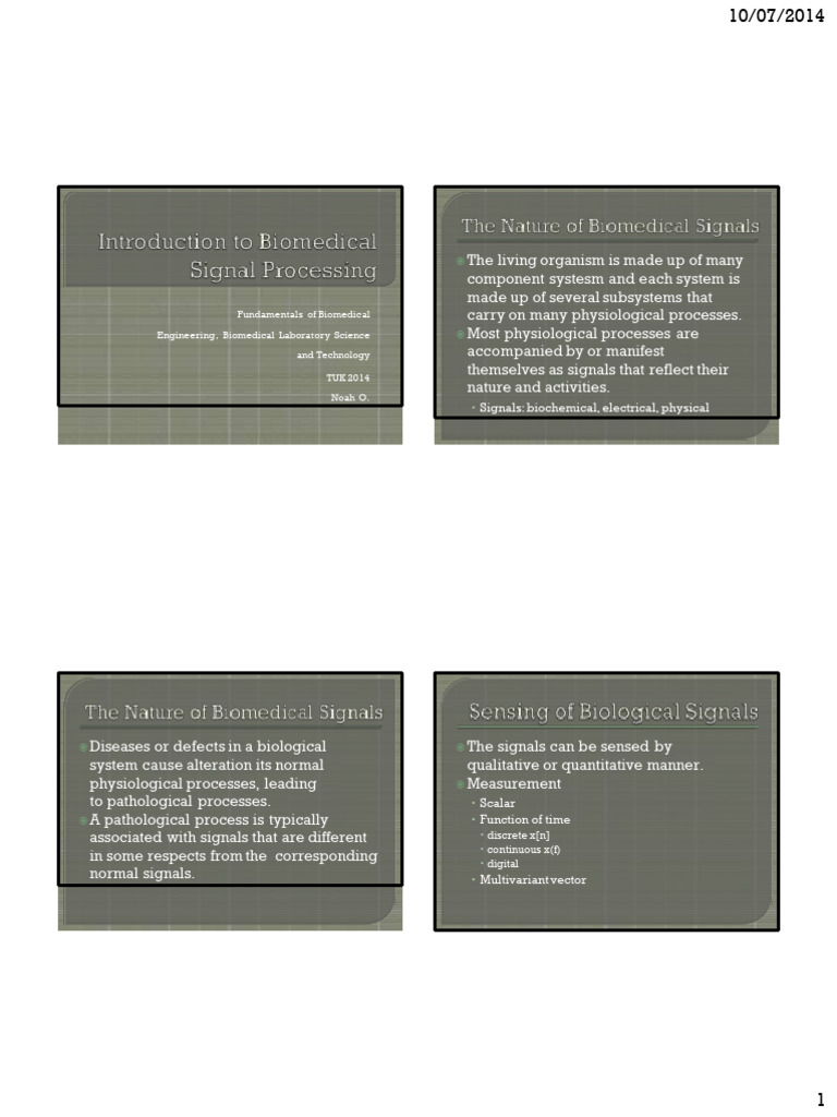 Biomedical Engineering Fundamentals | PDF | Analog To Digital Converter ...