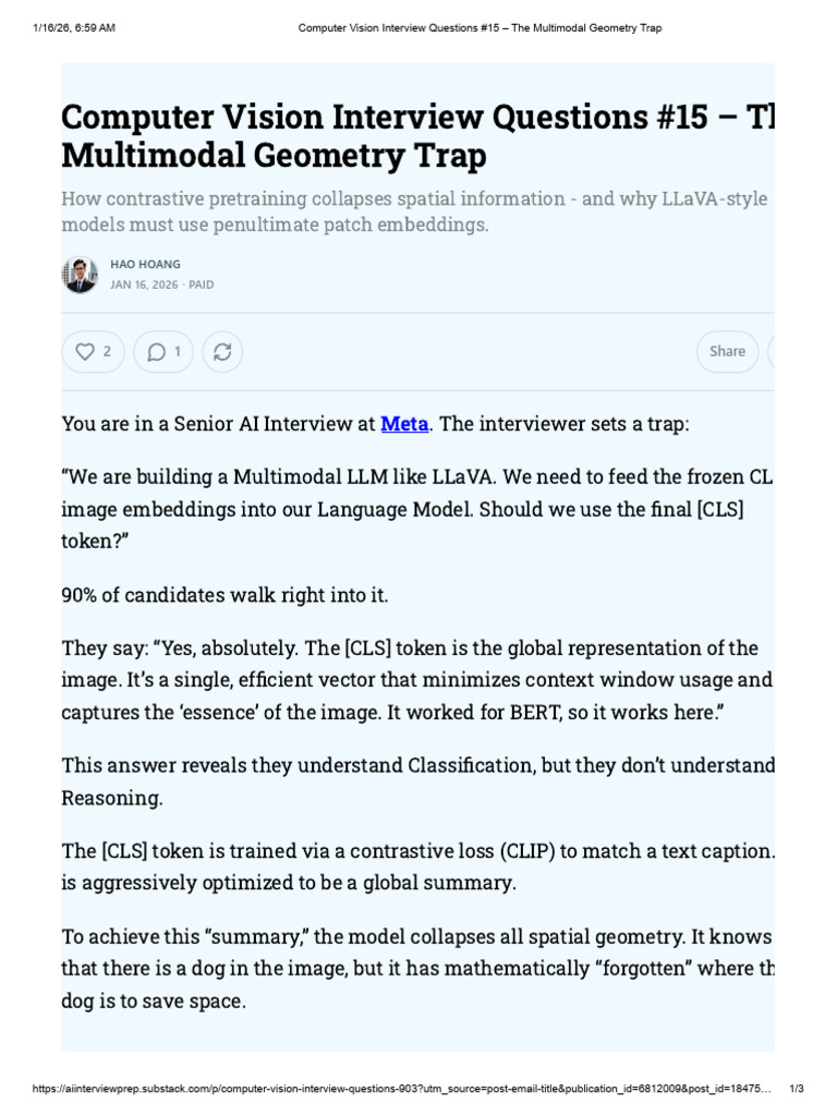 Multimodal LLM Geometry Trap Explained | PDF | Artificial Intelligence ...