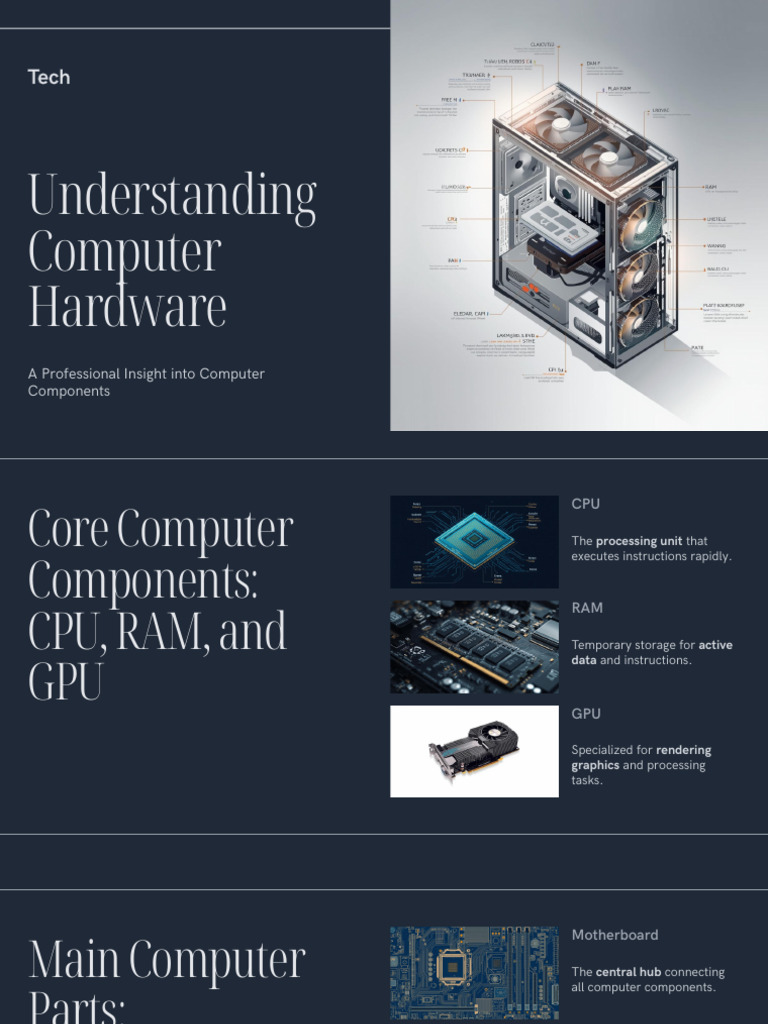 Presentation - Understanding Computer Hardware | PDF | Central Processing Unit | Computer Hardware