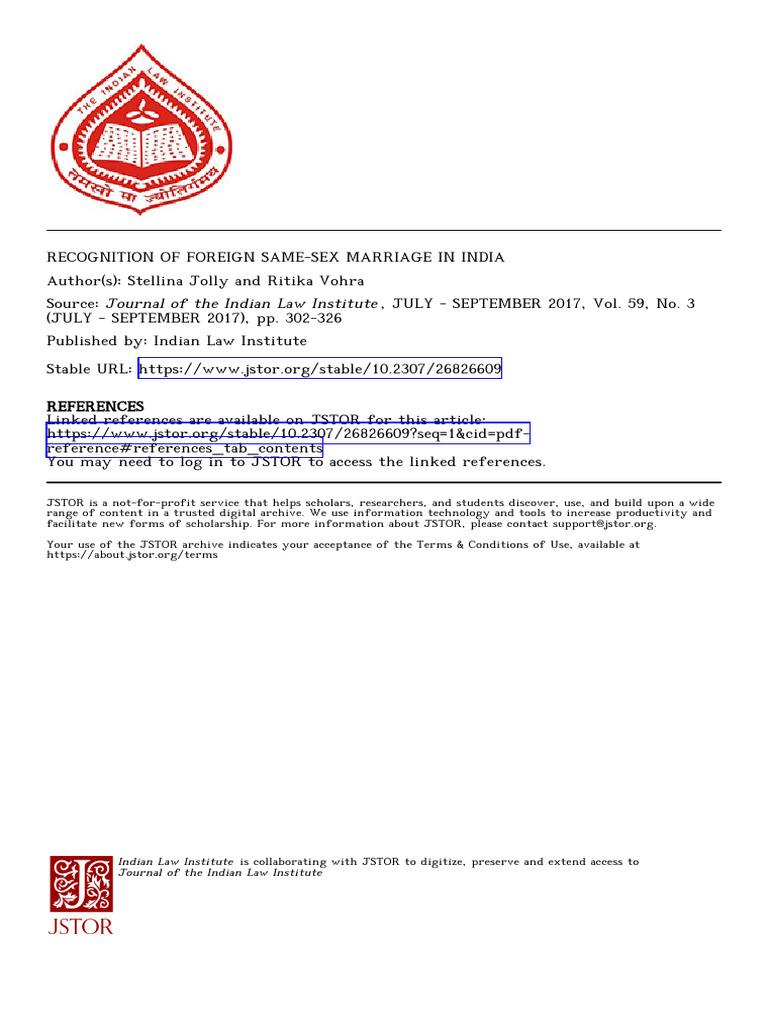 A LEGAL EXPLORATORY ANALYSIS | PDF | Marriage | Public Policy Doctrine
