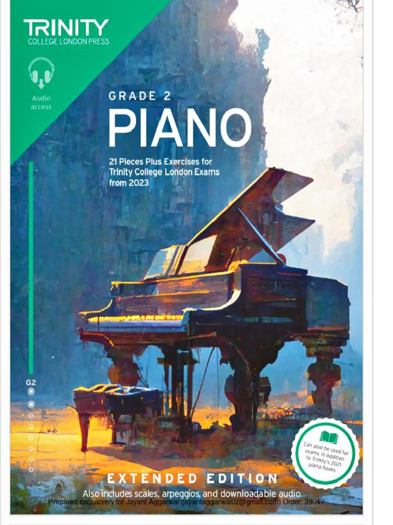 Trinity piano grade 02 complete | PDF