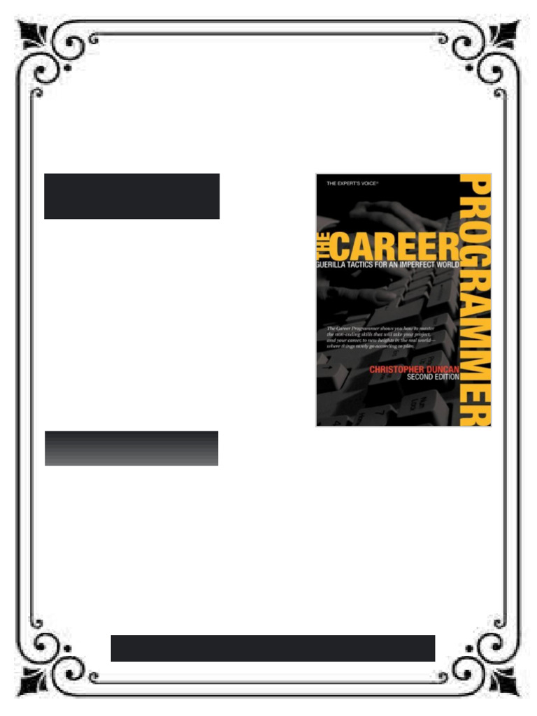 The Career Programmer Guerilla Tactics for an Imperfect World Expert s ...