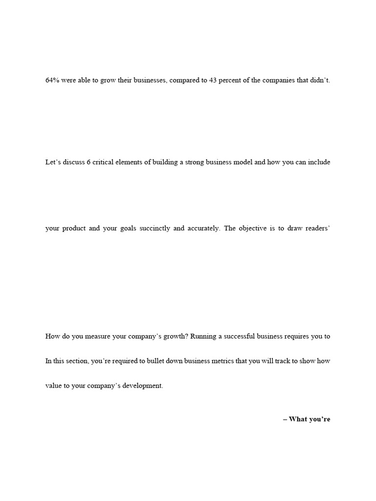 Essential Components of a Business Model | PDF | Business Model | Marketing