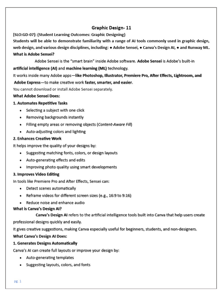 Graphic Design- Ist Year - 7 | PDF | Graphic Design | Artificial ...