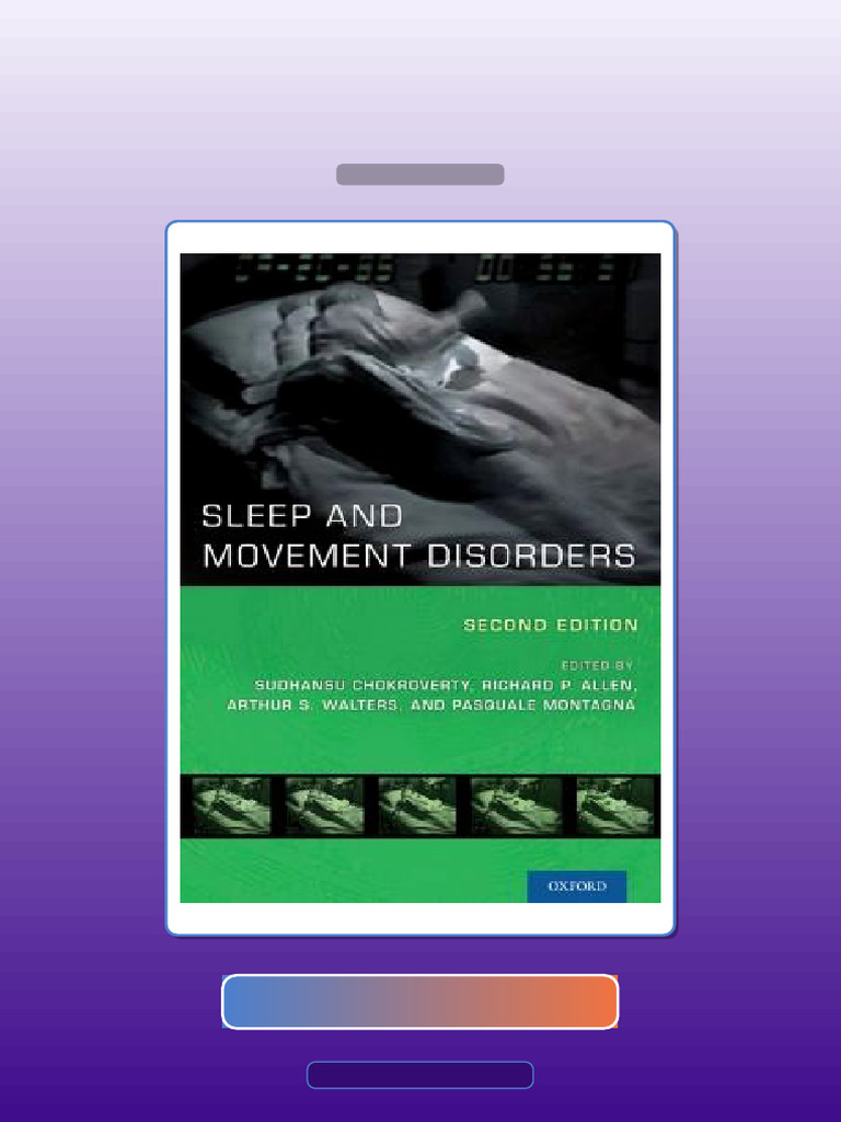 Test Bank for Sleep and Movement Disorders | PDF | Multiple Choice