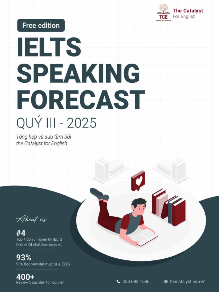 [OFFICIAL_FREE] IELTS Speaking Forecast Quý 3_2025 Bản 80 Trang | PDF