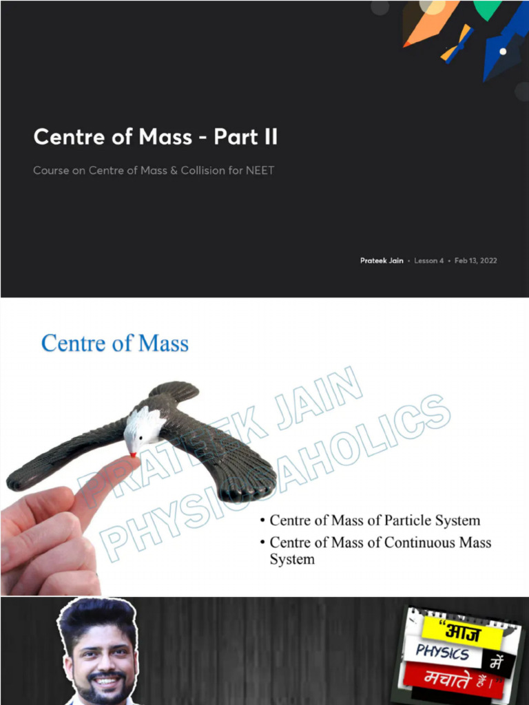 Centre of Mass Part II With Anno | PDF