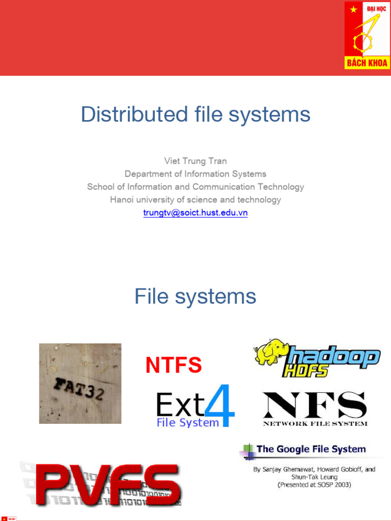 Overview of Distributed File Systems | PDF | File System | Computer File