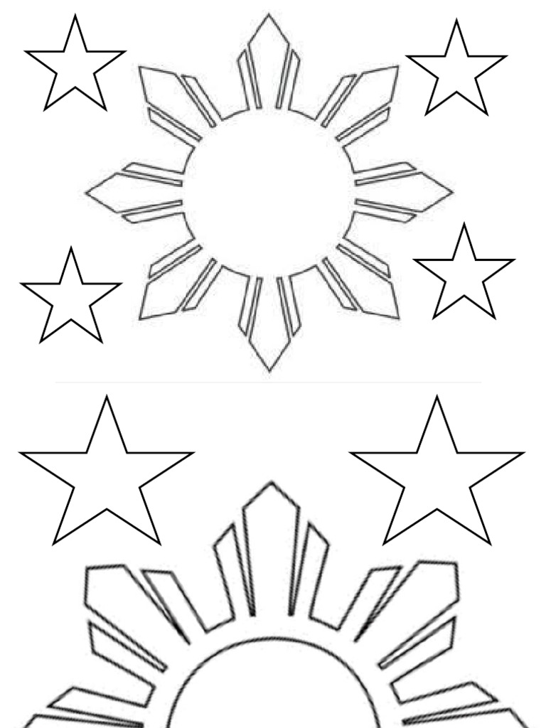 Philippine Sun and Star Pattern | PDF
