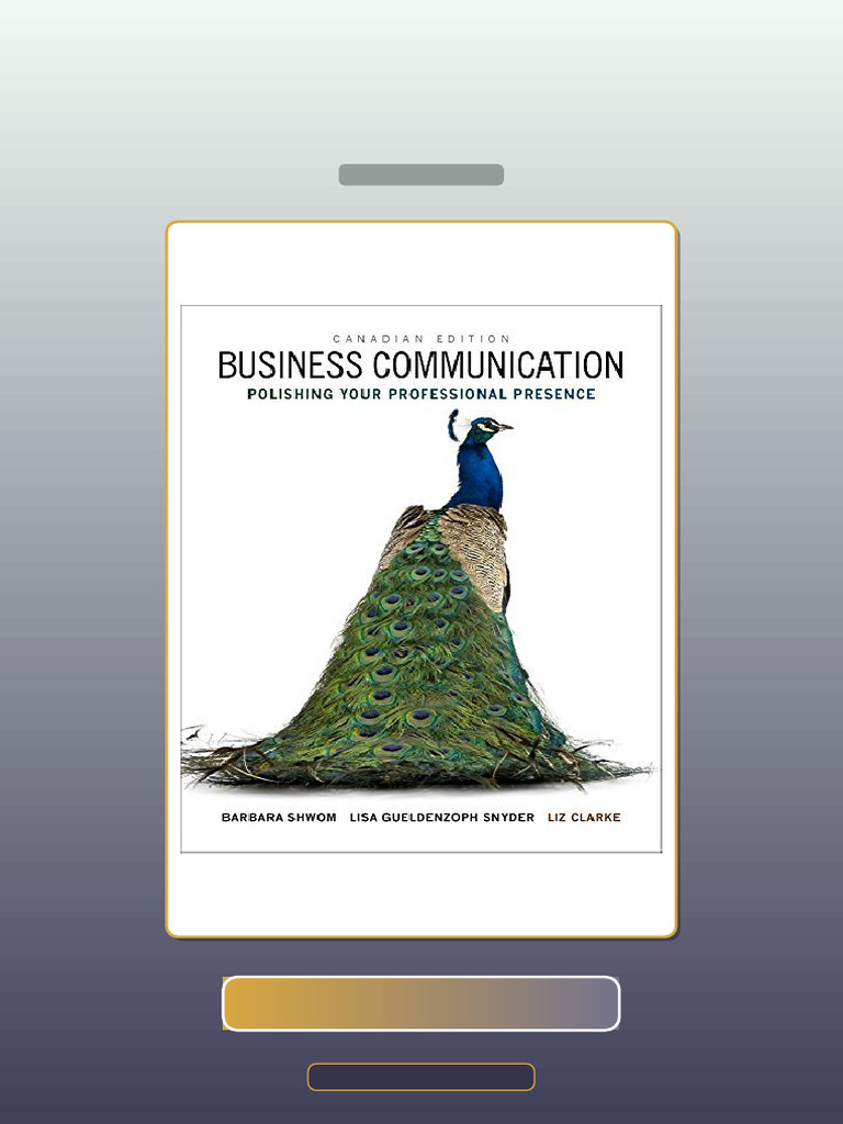Test Bank for Business Communication Polishing Your Professional ...
