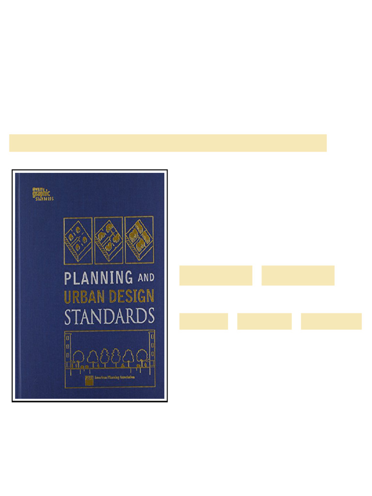 (Ebook) Planning and Urban Design Standards by American Planning ...
