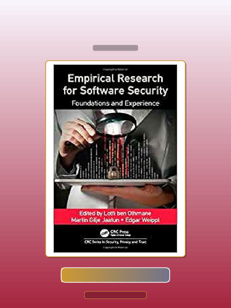 Test Bank for Empirical Research for Software Security by Lotfi Ben ...