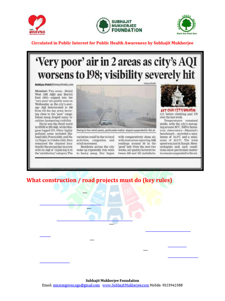 How to Control Bad Air Quality in City. (1) | PDF | Road | Pollution