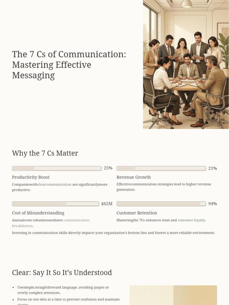 Master the 7 Cs of Effective Communication | PDF | Communication ...