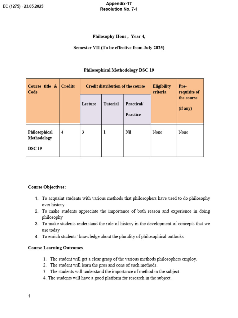 Syllabus | PDF | Logic | Postmodernism