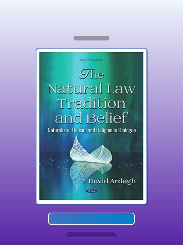 Test Bank for the Natural Law Tradition and Belief Naturalism Theism ...