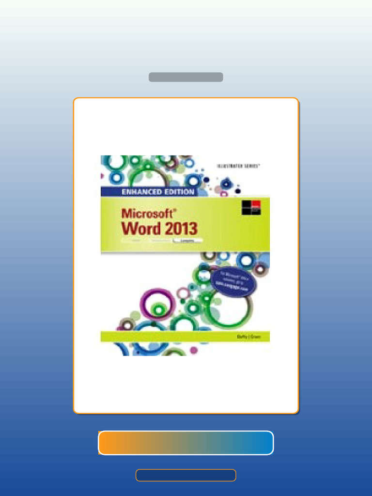 Test Bank for Enhanced Microsoft Word 2013 Illustrated Complete 1st ...