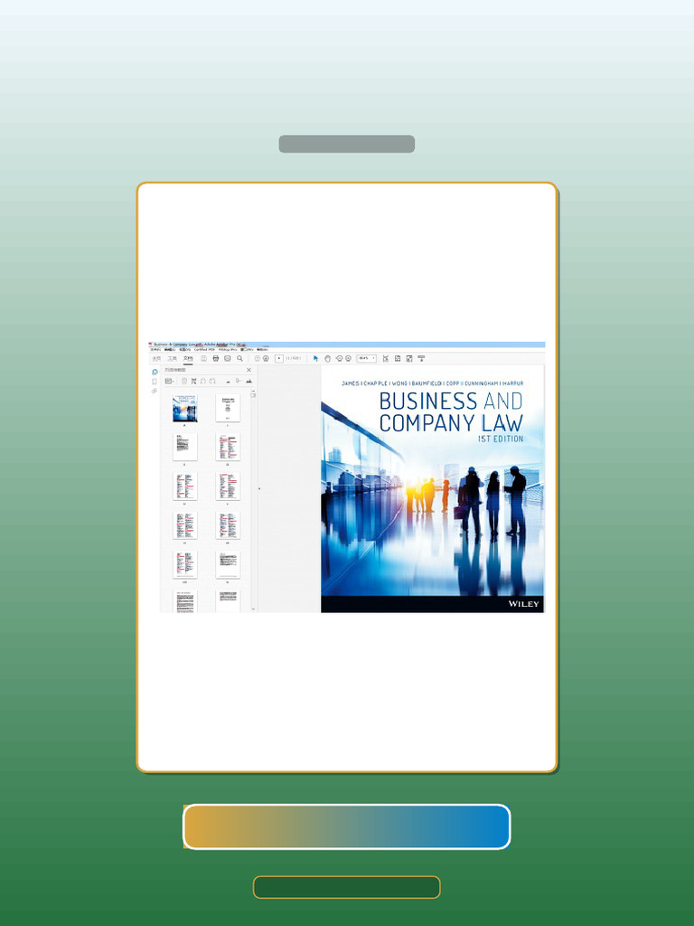 Test Bank for Business Company Law 1st Australia | PDF | Multiple Choice