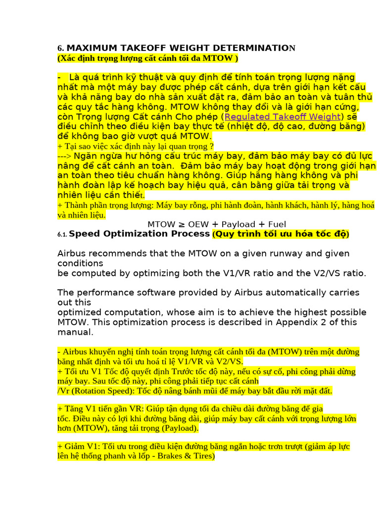 C-6 MAXIMUM TAKEOFF WEIGHT DETERMINATION | PDF