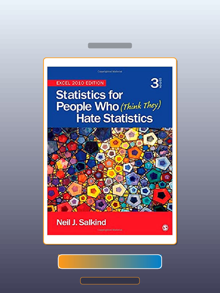 Test Bank for Statistics for People Who Think They Hate Statistics ...