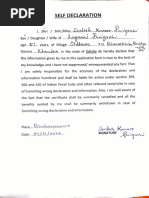 Odisha Self-Declaration Form Guide | PDF | Social Inequality ...