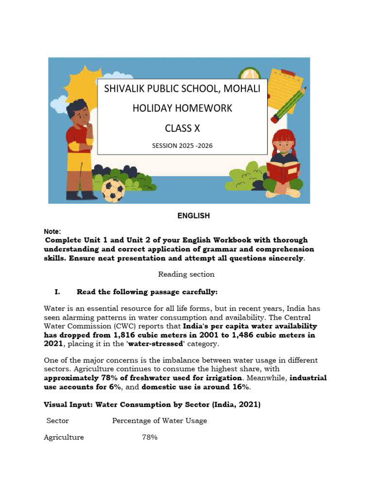 Class x Holiday Homework | PDF | Plastic | Waste
