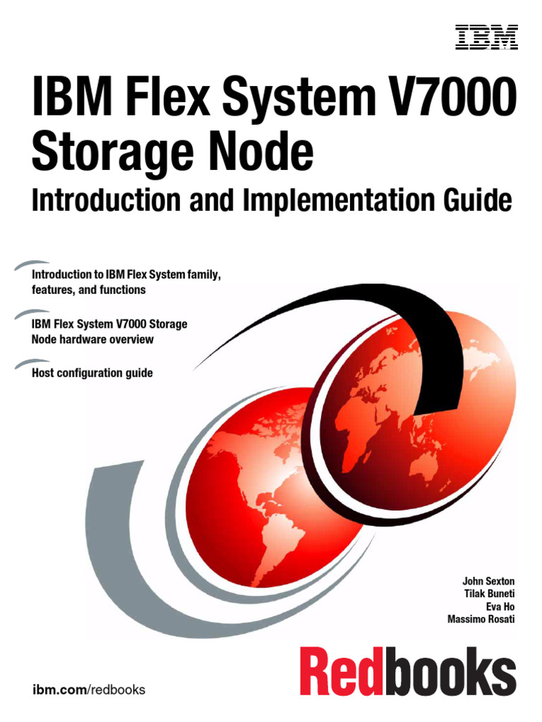 IBM Redbook Flex System V7000 Storage Node | PDF | Computing | Computer ...