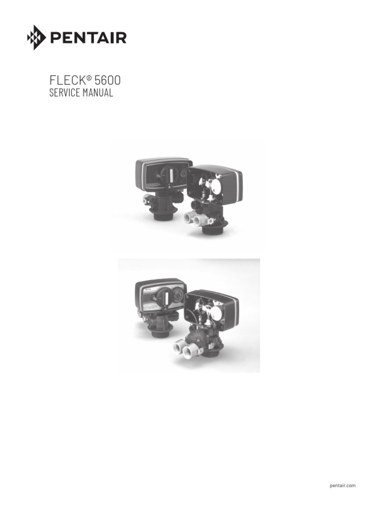 40106-fleck-5600-manual | PDF | Valve | Tap (Valve)