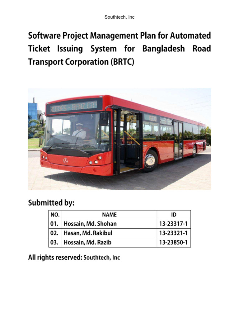 Software_Project_Management_Plan_for_Aut | PDF | Project Management | Business