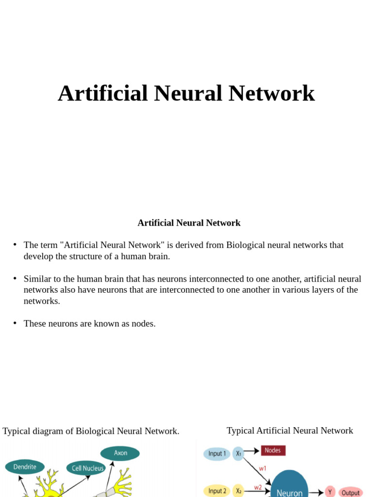 Artificial Neural Network | PDF | Algorithms | Machine Learning