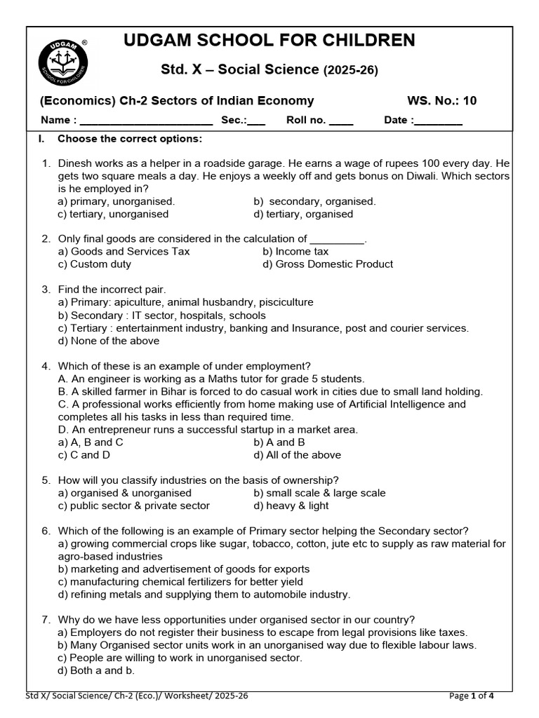 Social Science Chapter 2 21-AUG-2025 t4cq32ferV | PDF | Economies