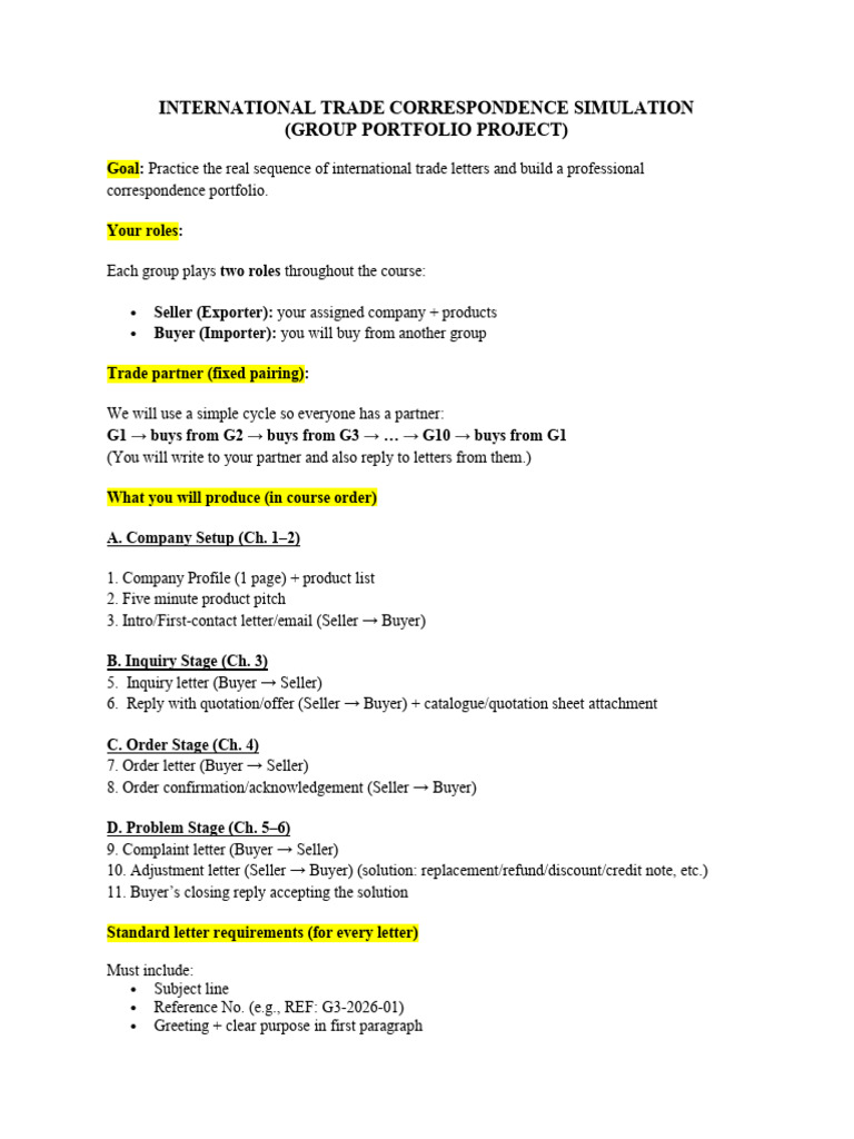 Group Portfolio Project Information | PDF