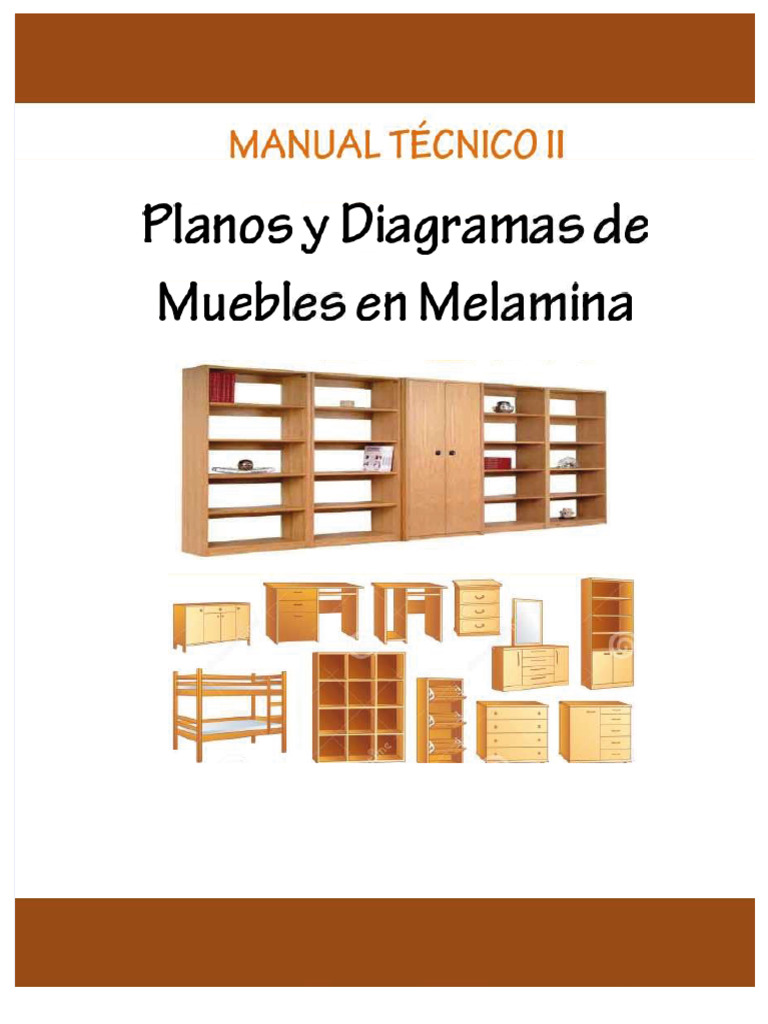Manual Melamina | PDF | Tornillo | Perforar