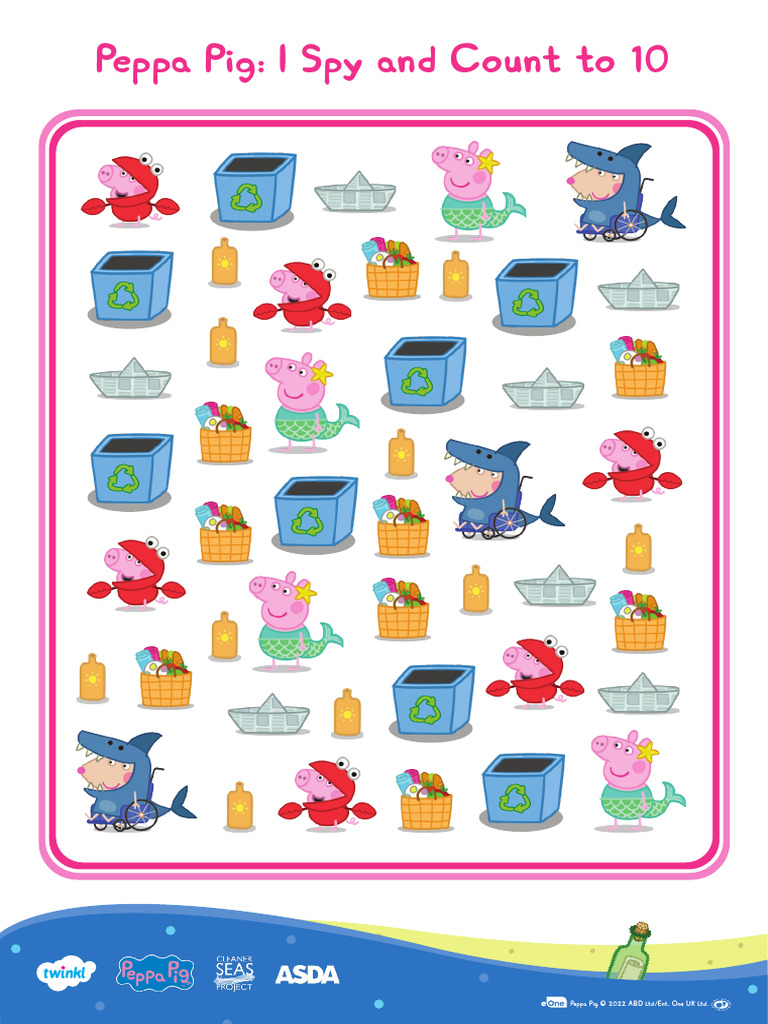 Peppa Pig i Spy and Count to 10 | PDF