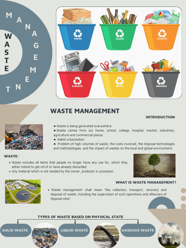 waste management in landscape design | PDF | Waste Management | Waste