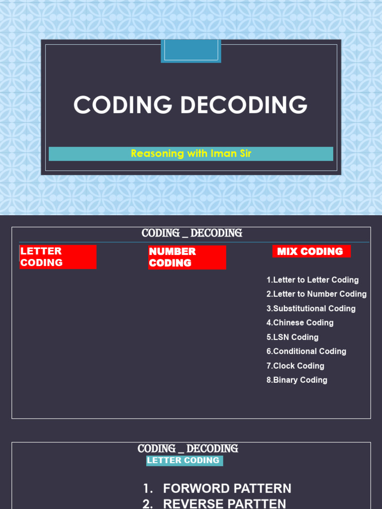 Coding decoding( 2025 ) _74626491_2026_01_09_10_17 | PDF