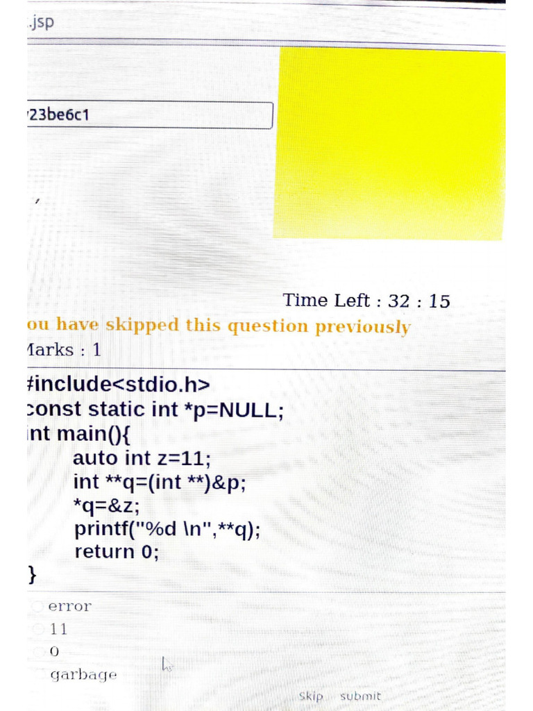 C Output Prediction | PDF