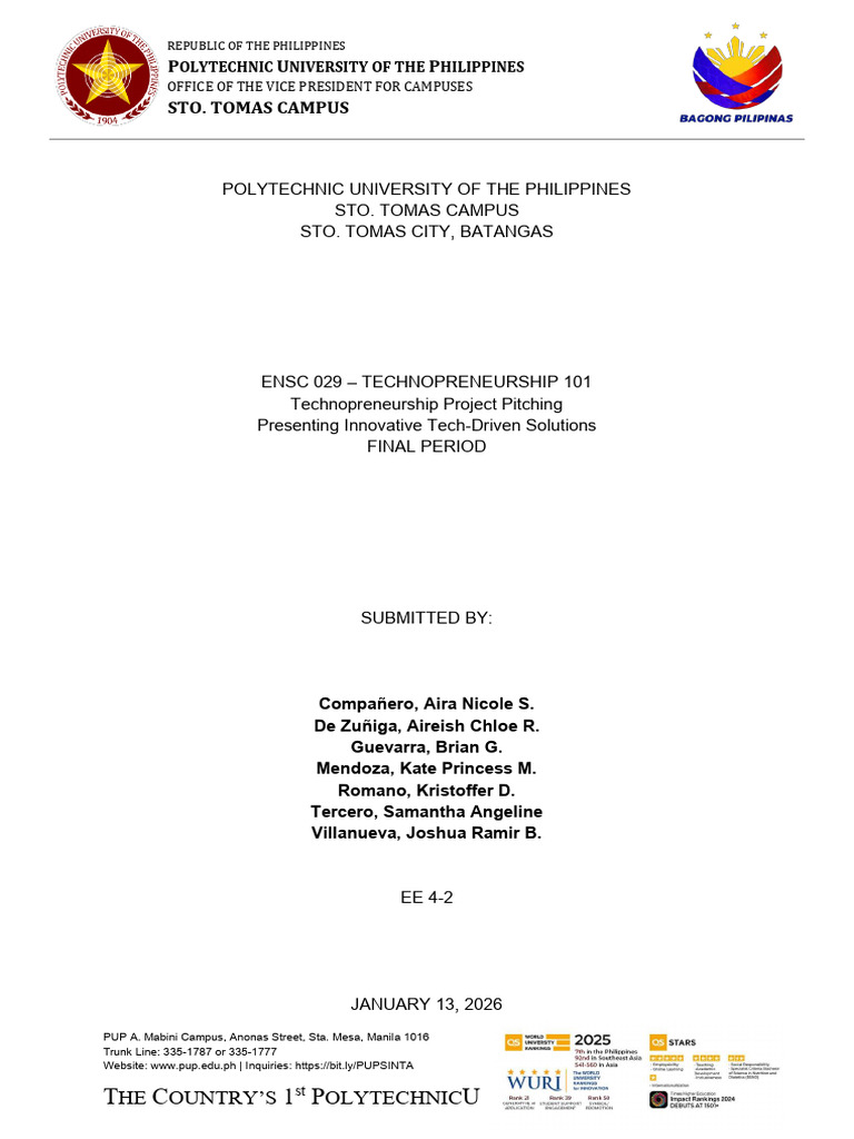 Final Pitching | PDF | Electricity | Mechanical Engineering
