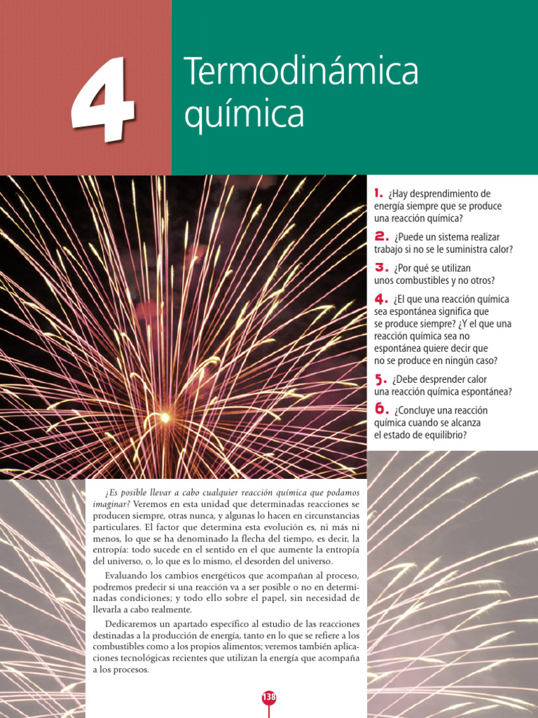 00 Documento Termodinamica Quimica | PDF | Calor | Termodinámica