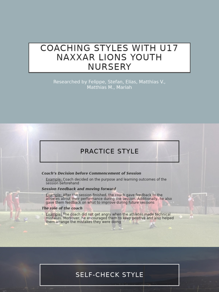 Coaching Styles Presentation Copy | PDF | Human Communication ...