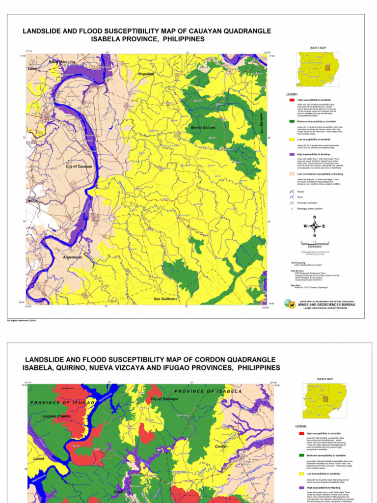 Landslide and Flood Susceptabilty Map - Isabela Province - DILG | PDF