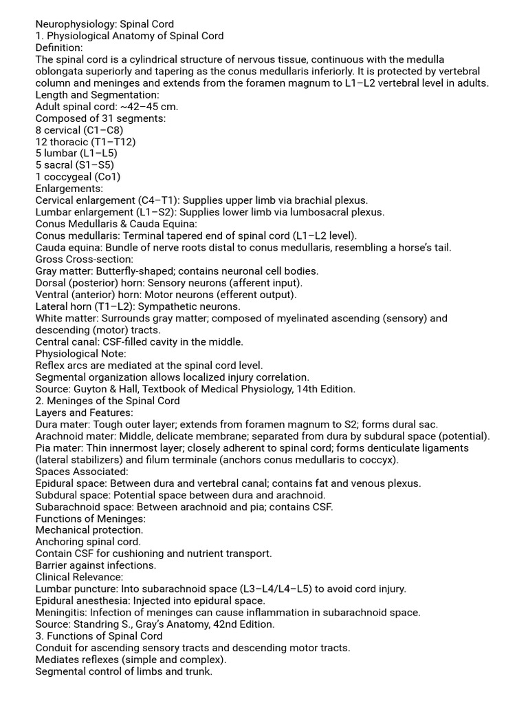 Text-to-PDF-3RN | PDF | Spinal Cord | Nervous System