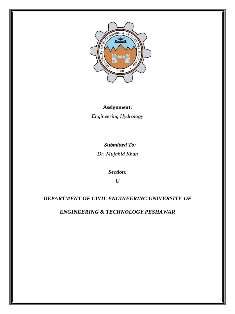 Hydrology Assignment 2 - | PDF | Triangle | Area
