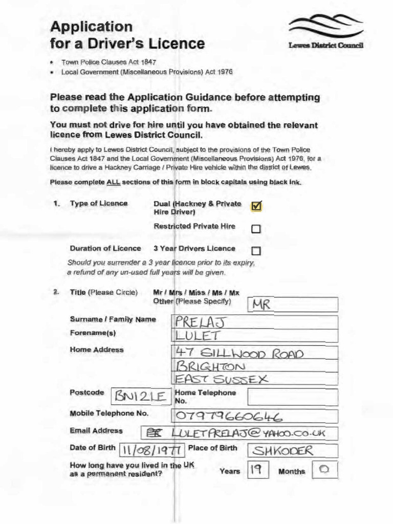 Taxi Licence | PDF | Heart | Aorta