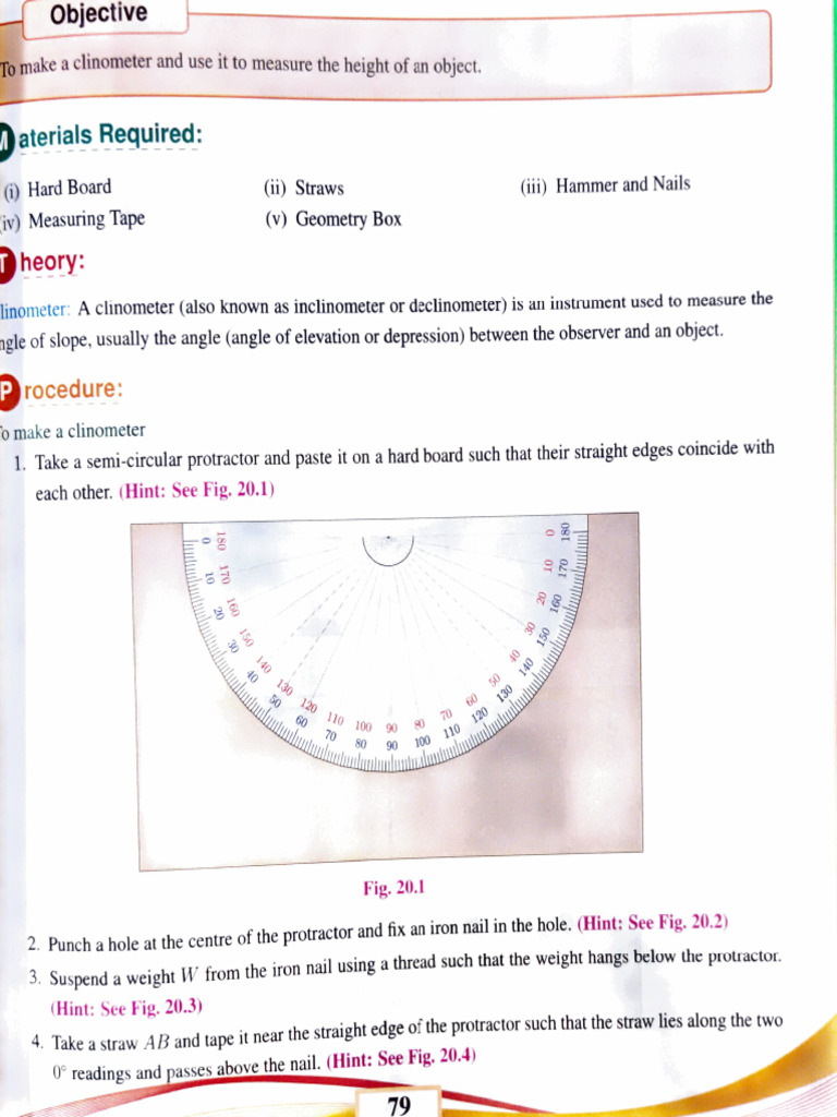 Activity 8 ( Ch 9 Applications of Trigonometry) | PDF | Angle | Elementary Geometry